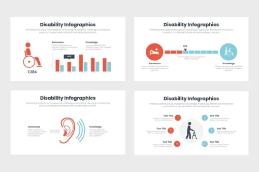 Disability Infographics Template - SlideBulk