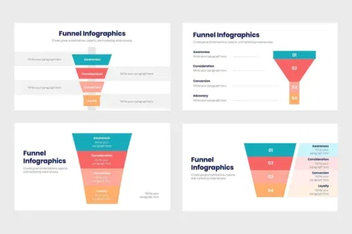 Funnel Infographics Template - SlideBulk